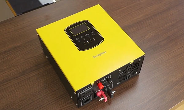 Video of harbor freight solar battery, residential solar inverter- Techfine
